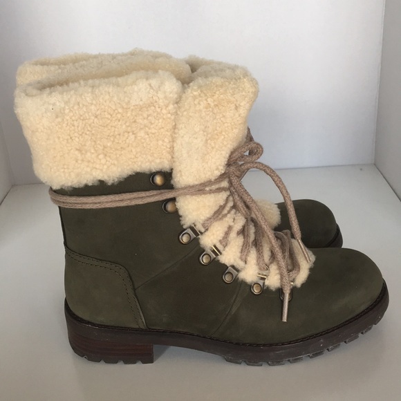 UGG | Shoes | New Ugg Fraser Slate Laced Up Boots Sz 55 | Poshmark